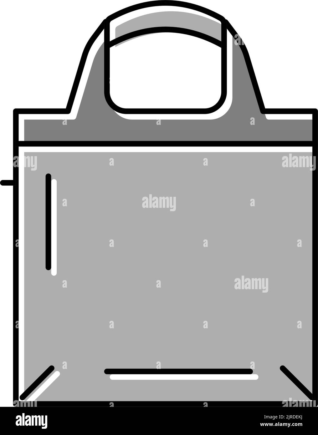 shopper bag color icon vector illustration Stock Vector Image & Art - Alamy