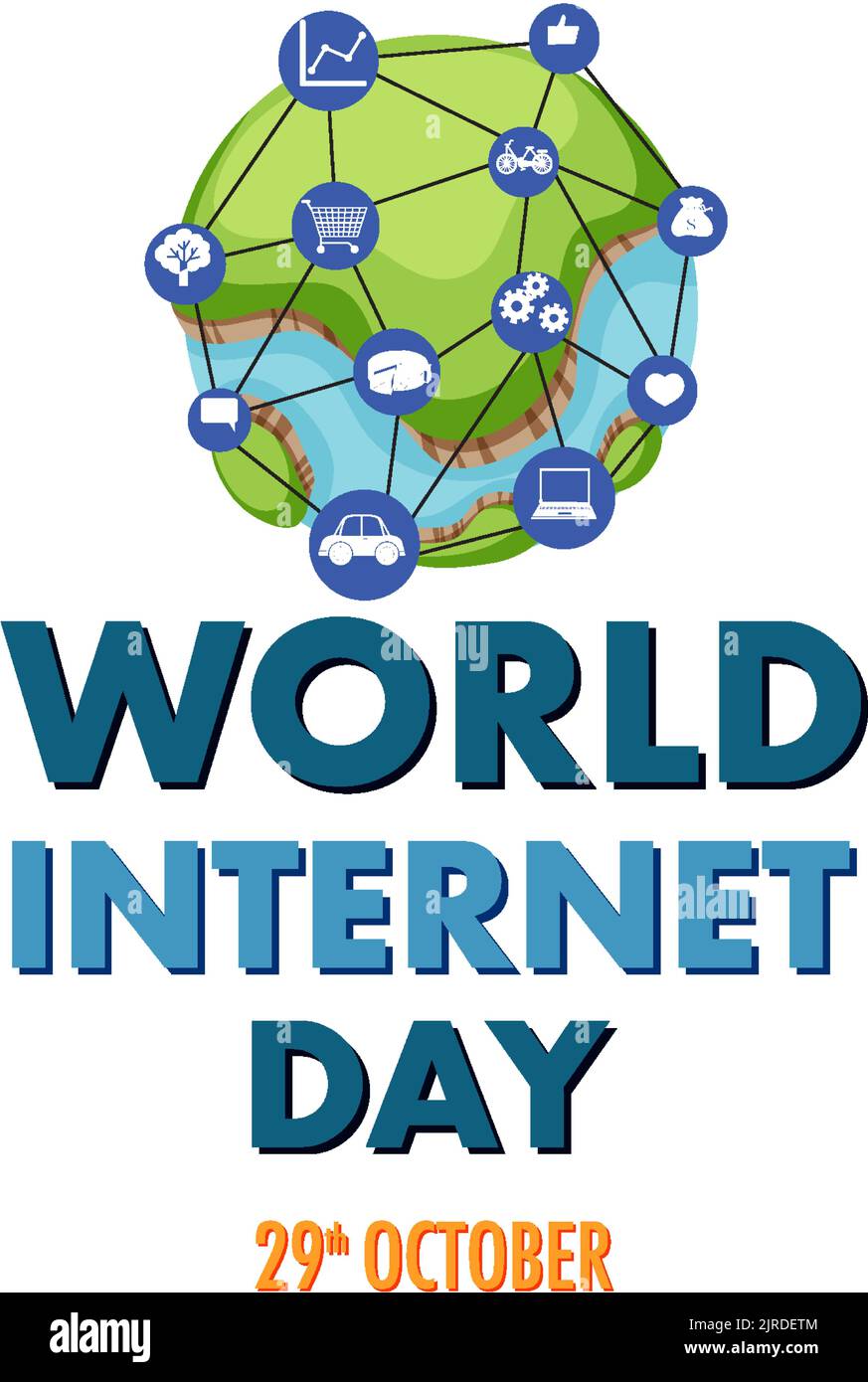 World Internet Day Banner Design illustration Stock Vector Image & Art ...