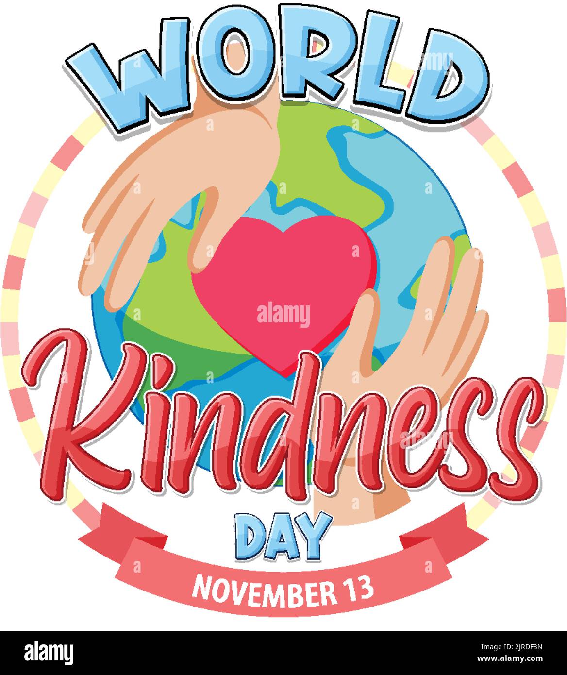 World Kindness Day Logo Concept illustration Stock Vector Image & Art ...