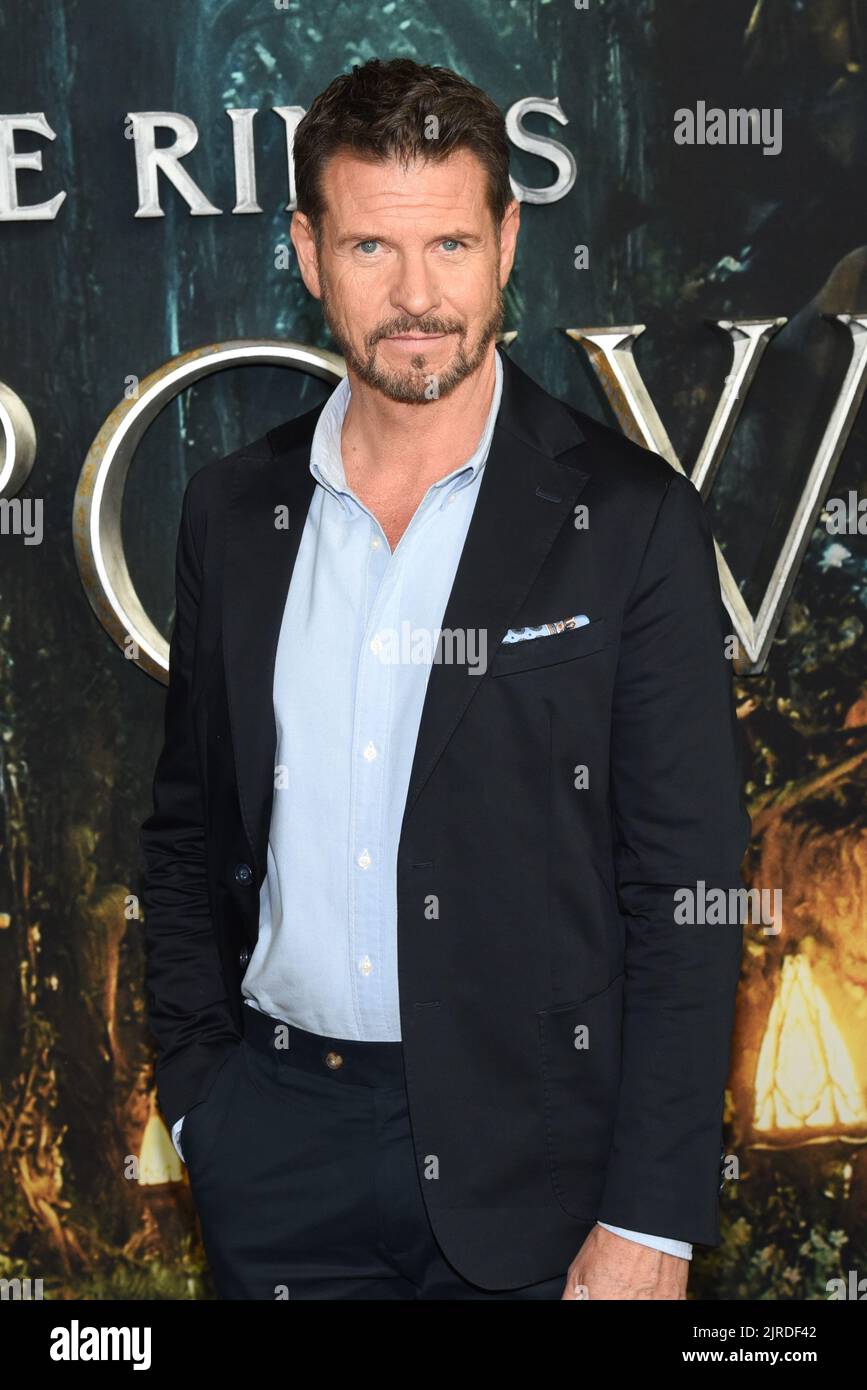 Lloyd Owen attends 'The Lord of the Rings: Rings of Power' TV show ...
