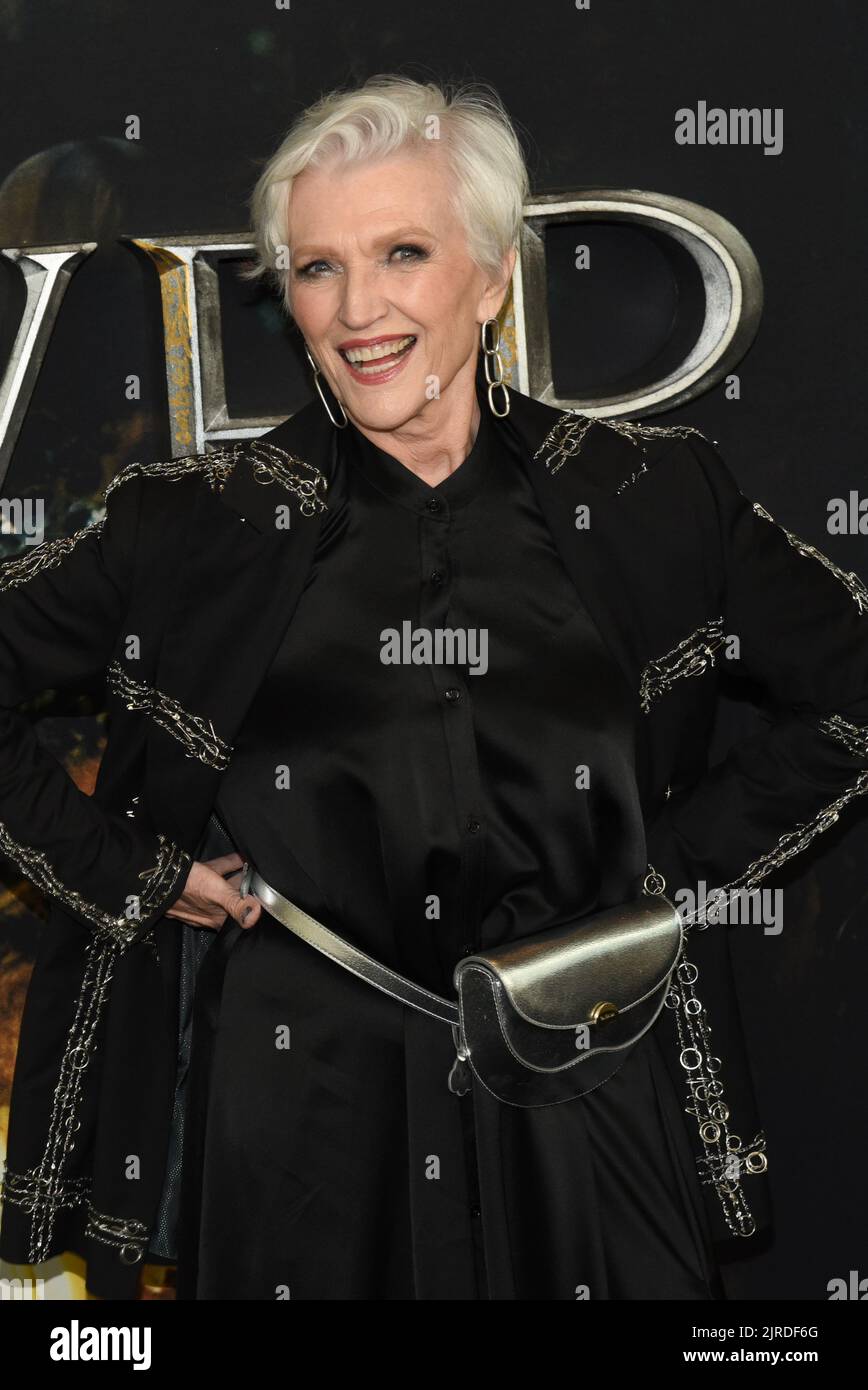 Maye Musk attends 'The Lord of the Rings: Rings of Power' TV show ...