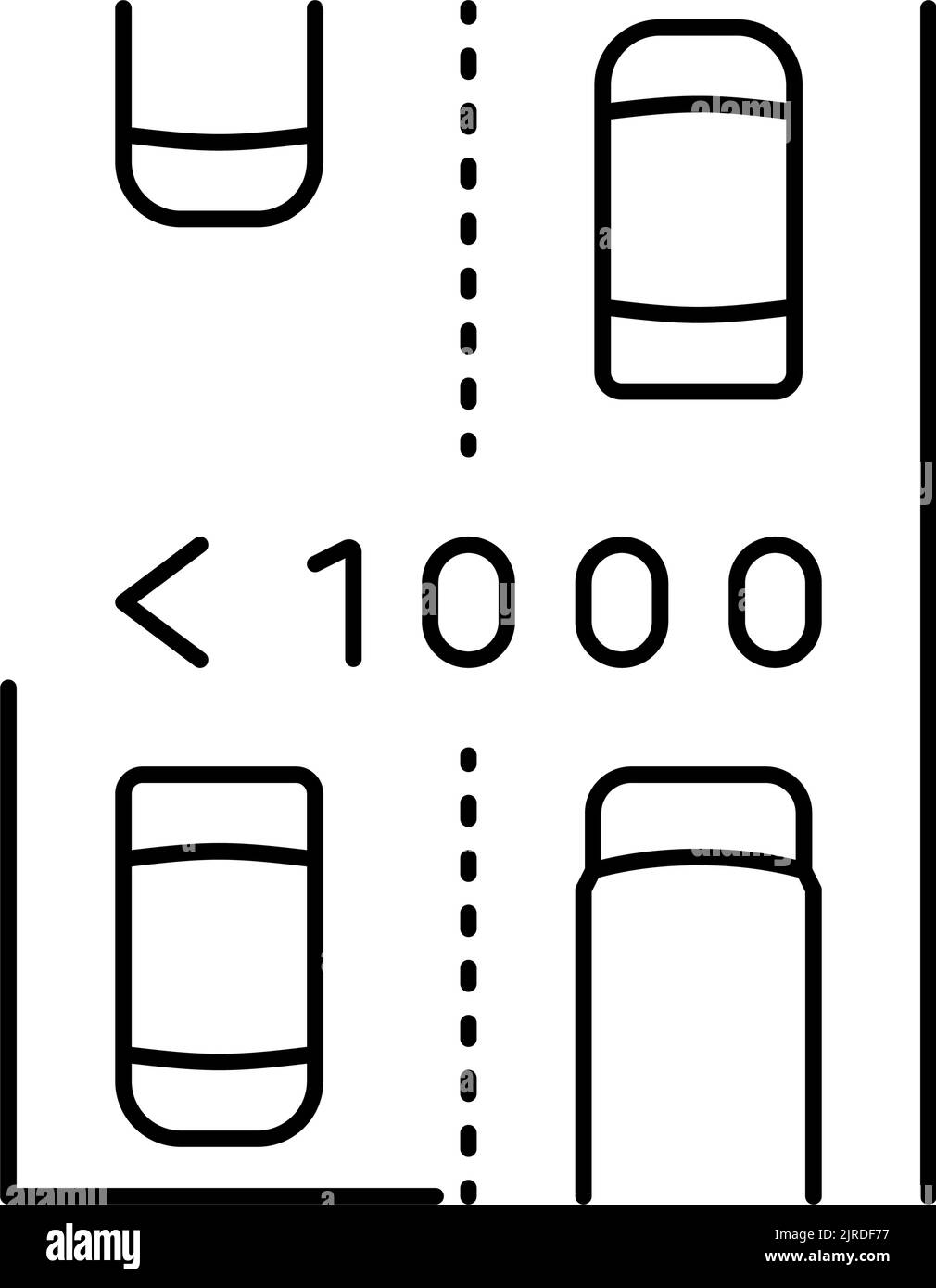 medium traffic road line icon vector illustration Stock Vector Image ...