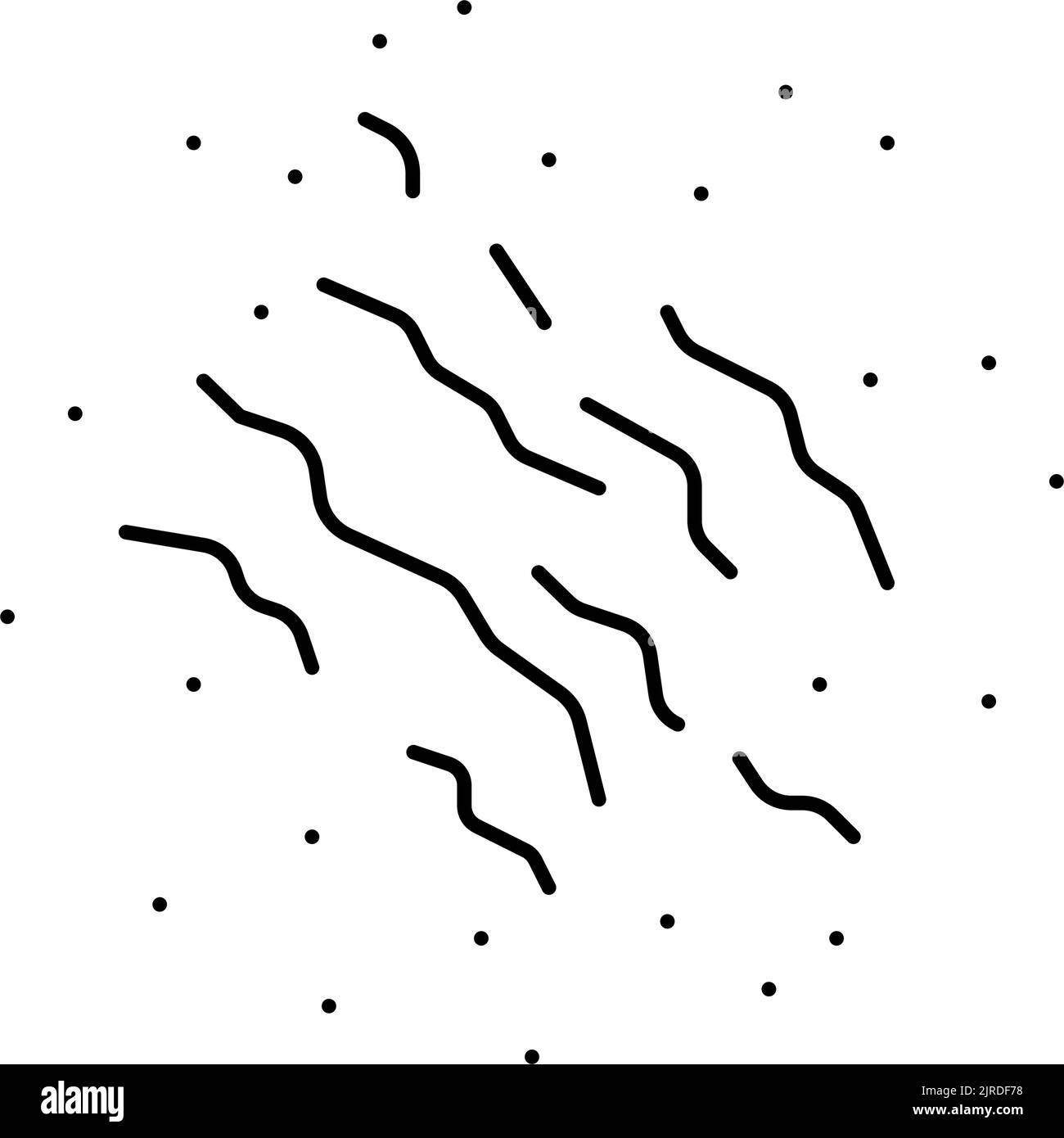 pitted or sunken scar line icon vector illustration Stock Vector Image ...