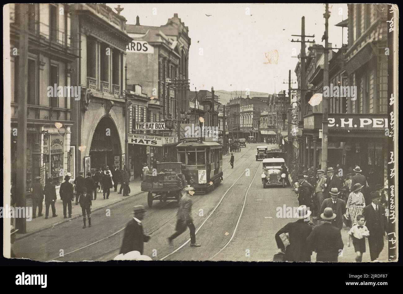 Street view, 1920s, by Sydney Smith Stock Photo - Alamy