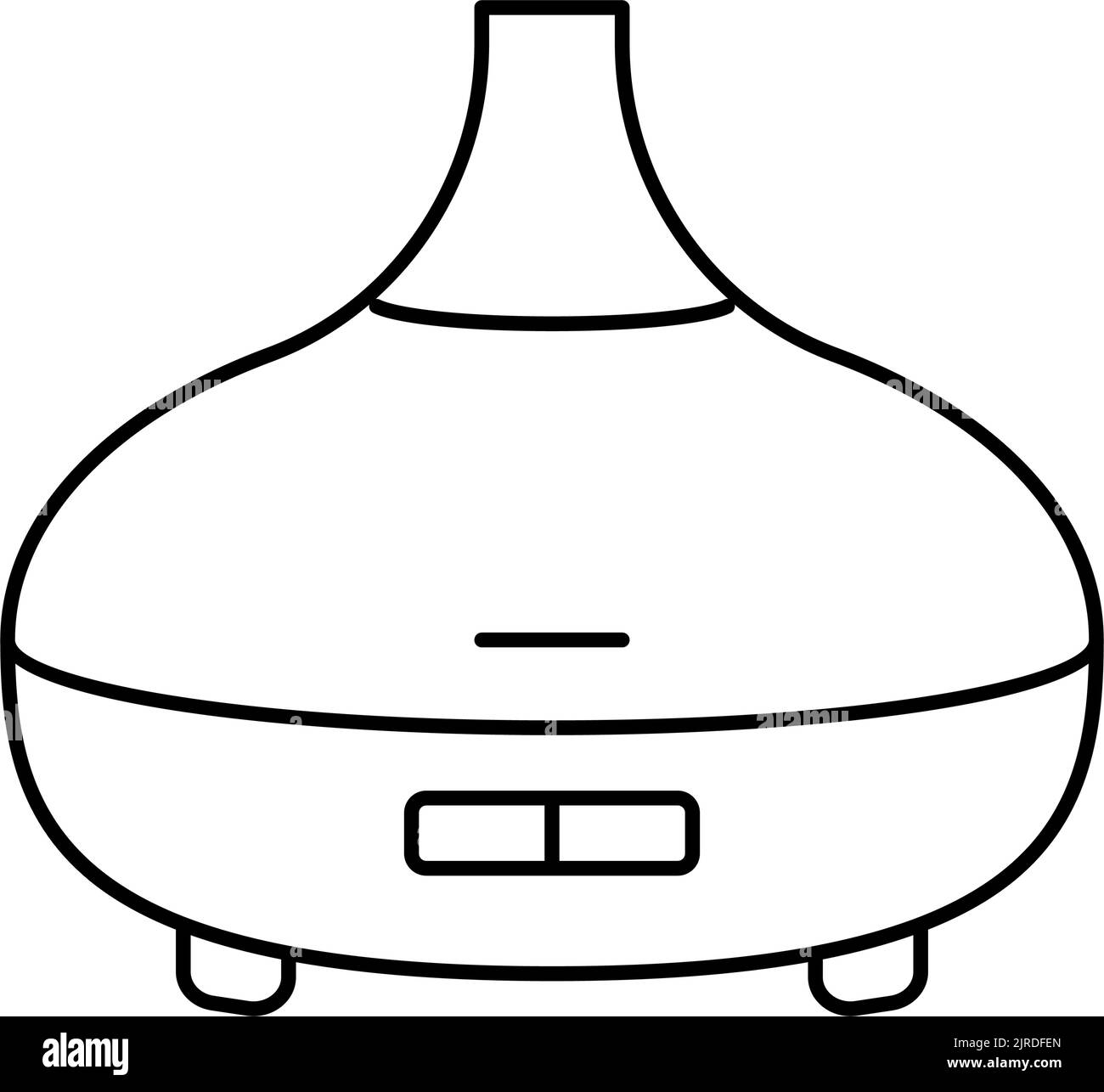 oil diffuser perfume line icon vector illustration Stock Vector Image ...