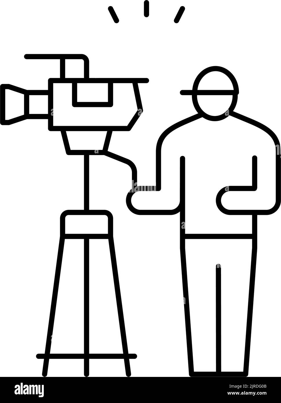 Crew photo shoot Stock Vector Images - Alamy