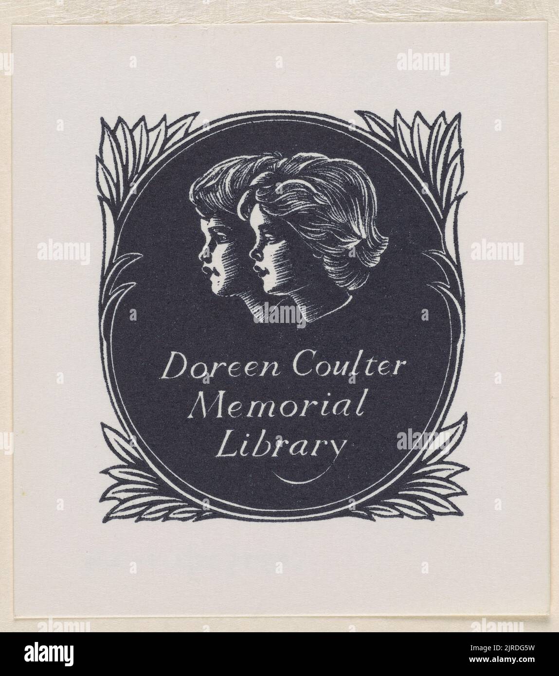 Doreen coulter memorial library bookplate hi-res stock photography and images - Alamy