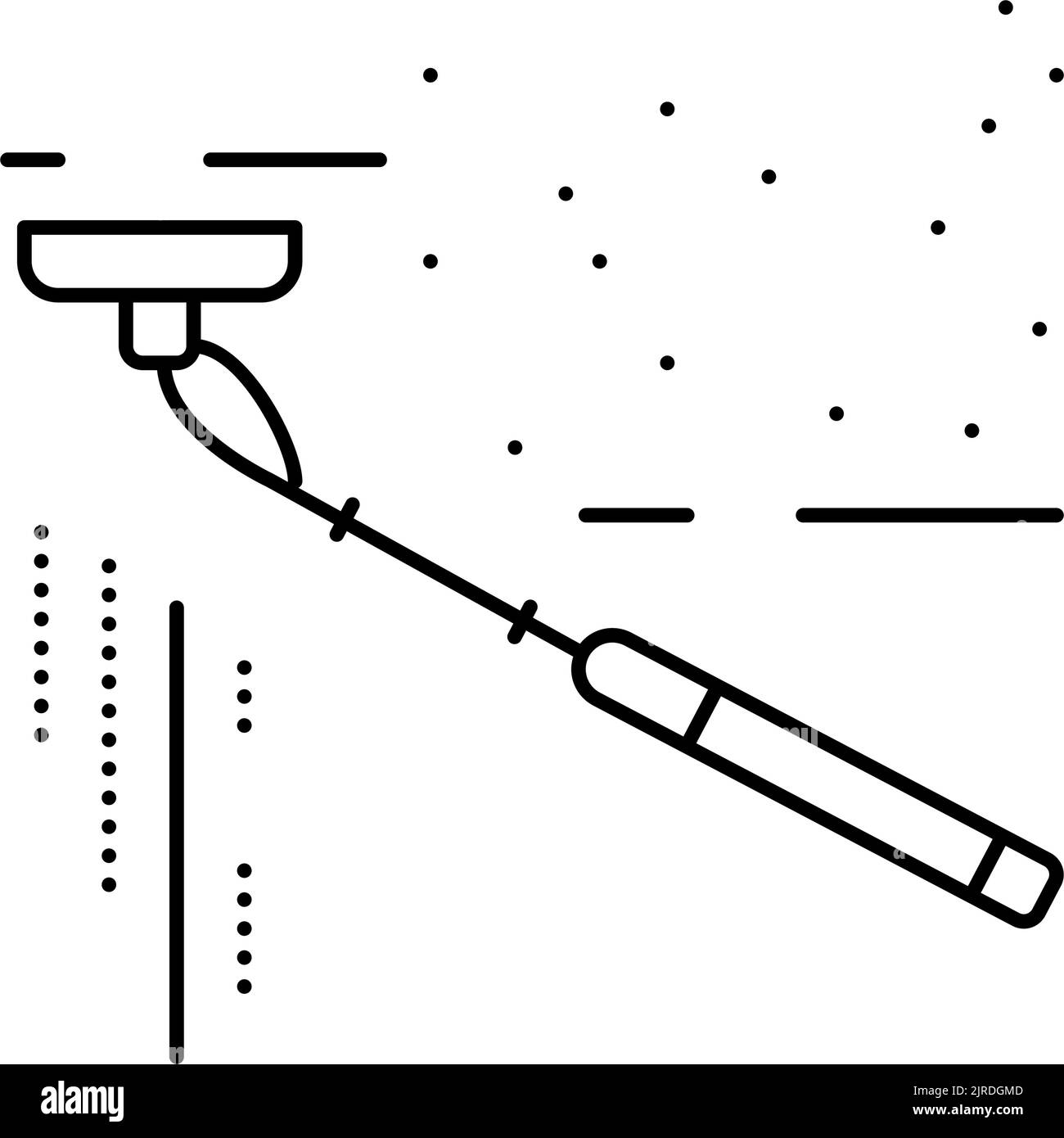 ceiling sanding line icon vector illustration Stock Vector Image & Art ...