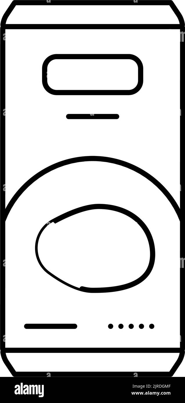 nectar mango fruit line icon vector illustration Stock Vector Image ...