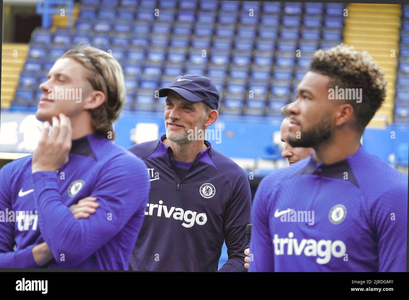 Fulham, London, UK. 23rd Aug, 2022. Chelsea Football Club first team ...