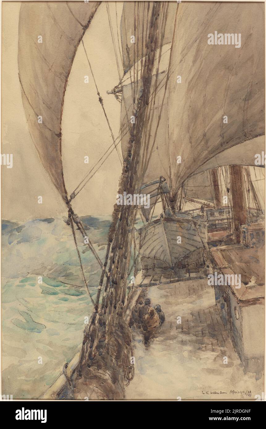 In the Western Ocean, 1928, United Kingdom, by Arthur Briscoe Stock ...