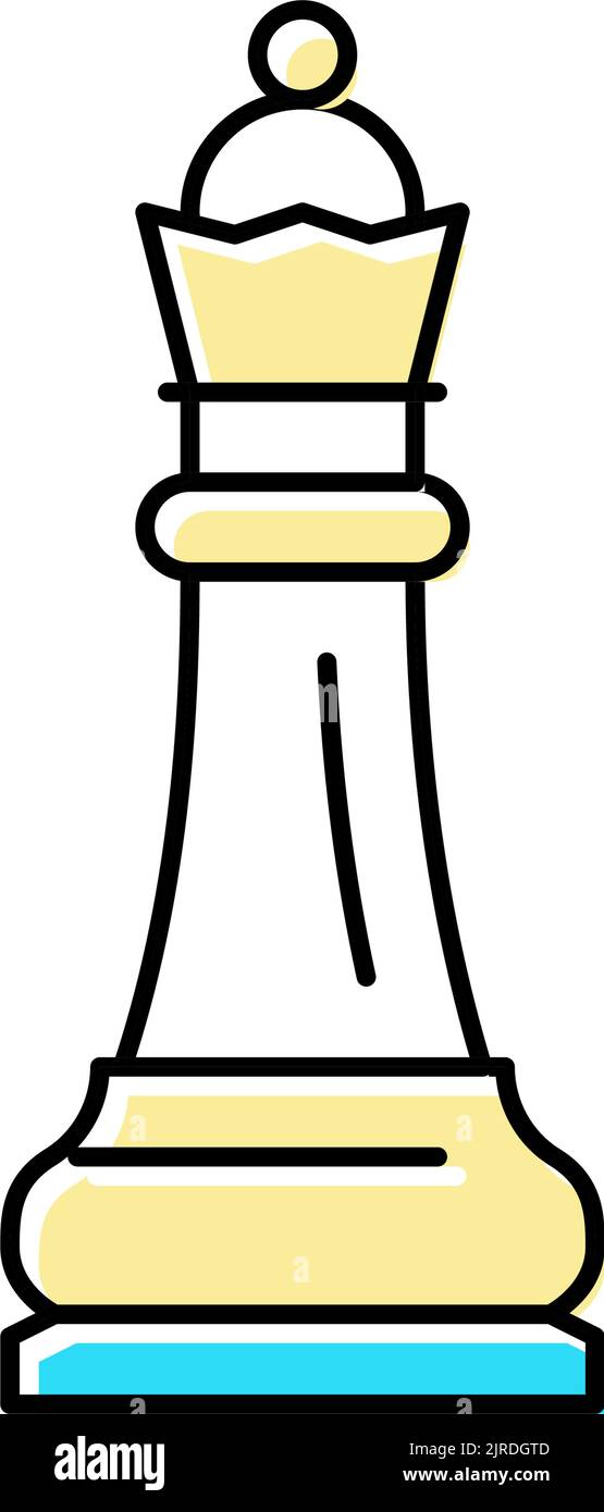 queen chess color icon vector illustration Stock Vector Image & Art - Alamy