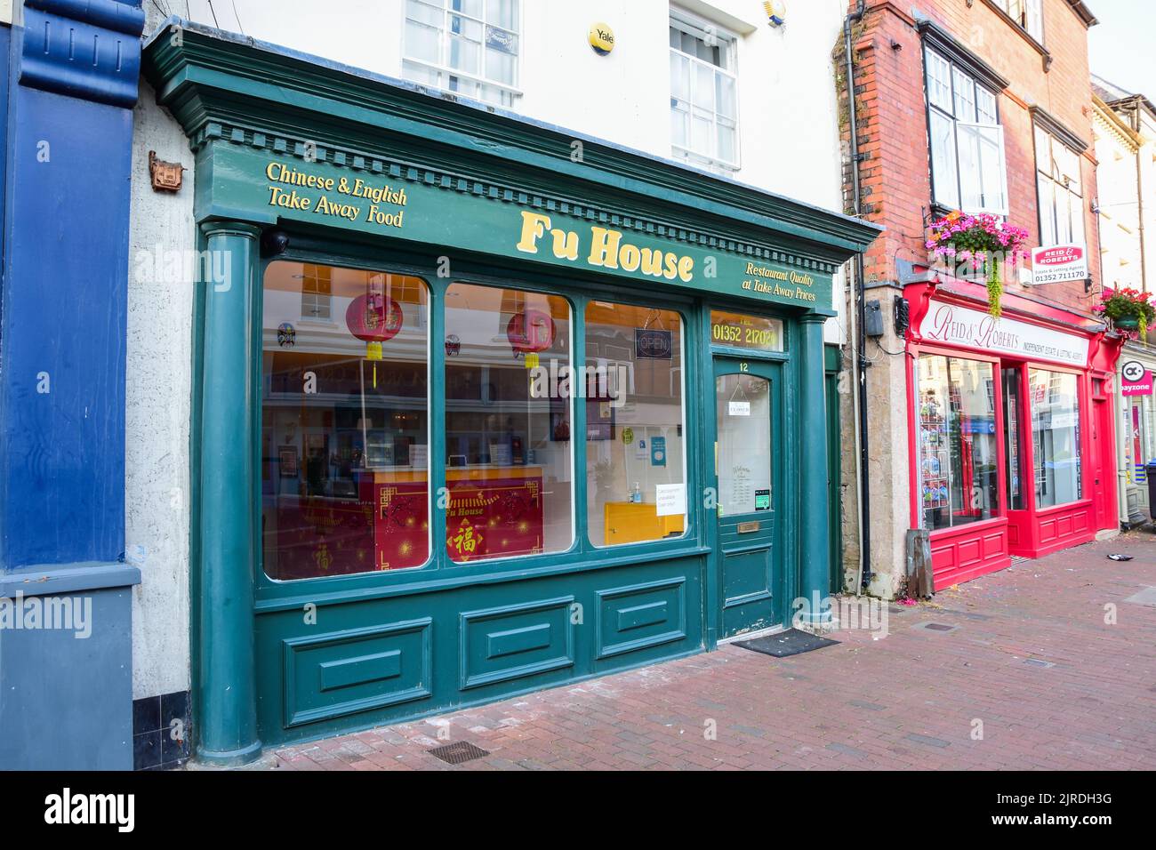 Holywell, Flintshire, UK: Aug 14, 2022: The Fu House Chinese Takeaway ...