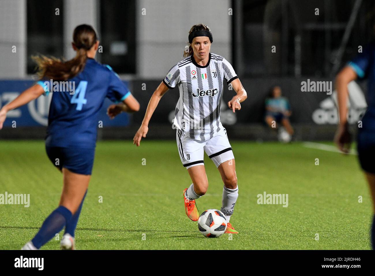 Sofie Pedersen of Juventus Women in action during the UEFA Women's ...