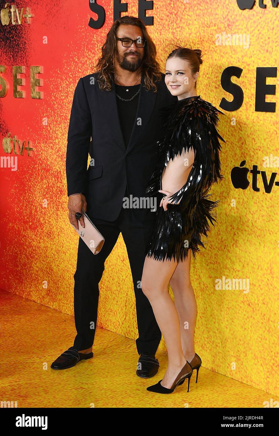 Los Angeles, USA. 23rd Aug, 2022. Jason Momoa and Hera Hilmar at Apple ...