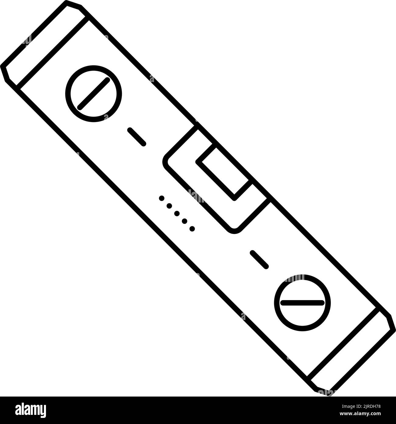 level tool repair line icon vector illustration Stock Vector Image ...