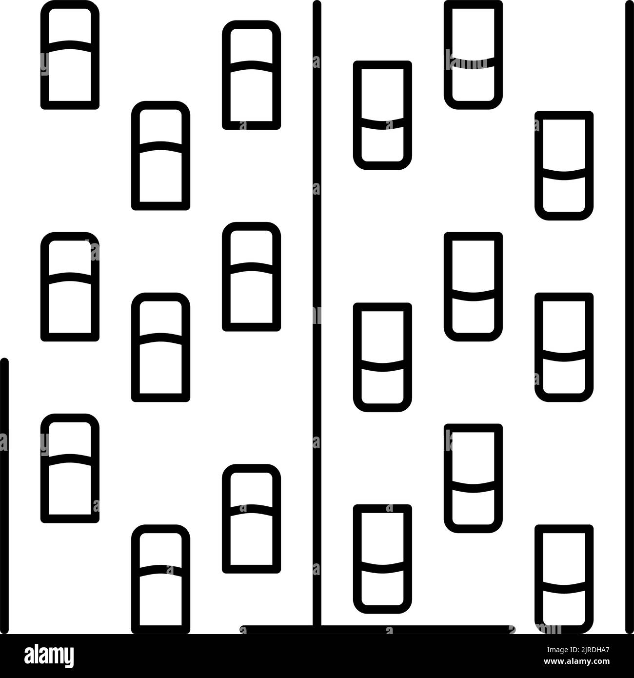 Freeway Road Line Icon Vector Illustration Stock Vector Image And Art Alamy