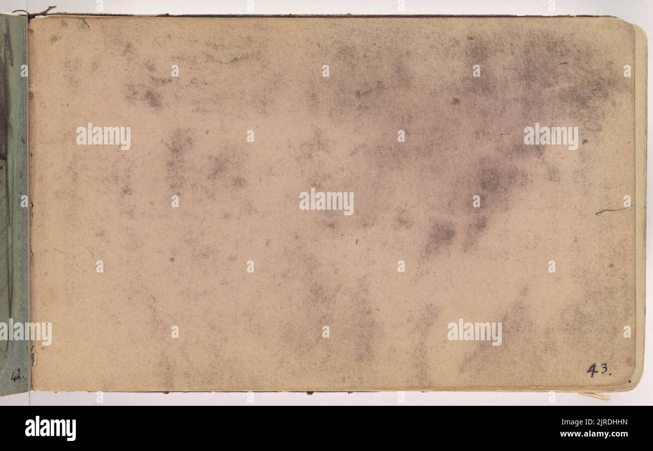 Blank page. From: An 1876 sketchbook., 1876, by Petrus van der Velden ...