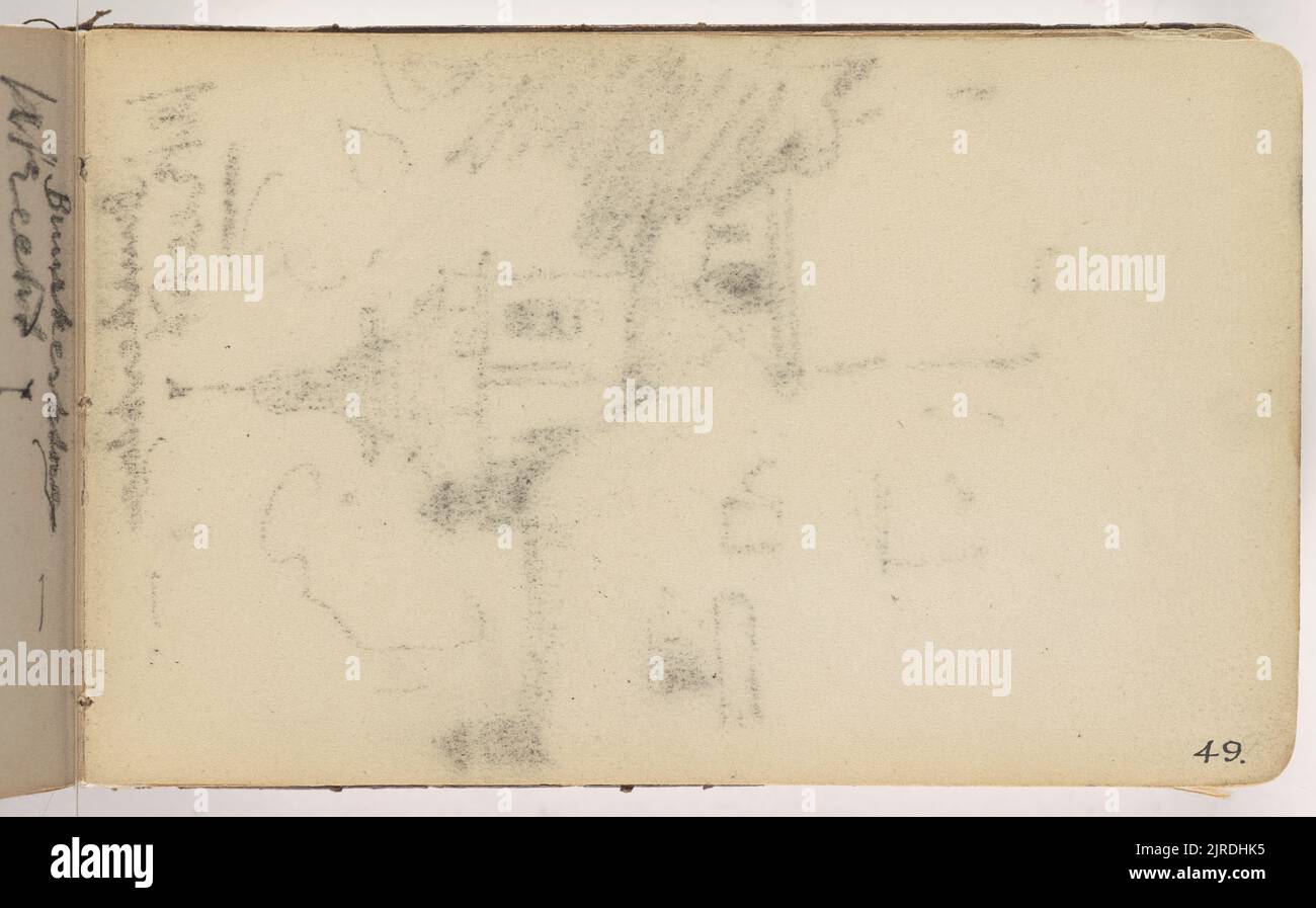 An 1876 sketchbook blank page from hi-res stock photography and images ...