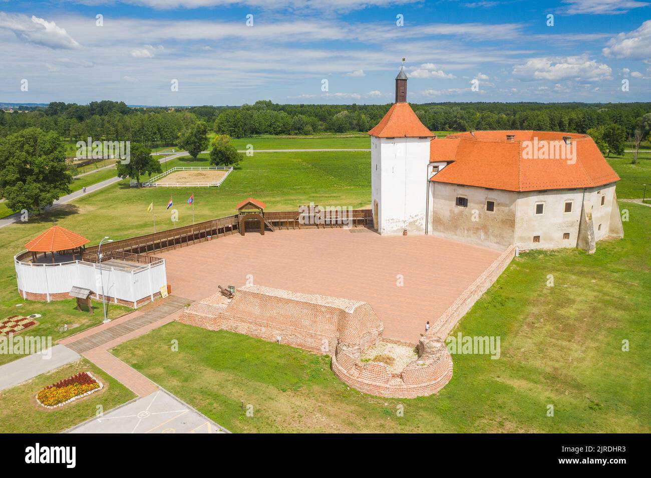Old town castle in Djurdjevac in Podravina, Croatia Stock Photo - Alamy