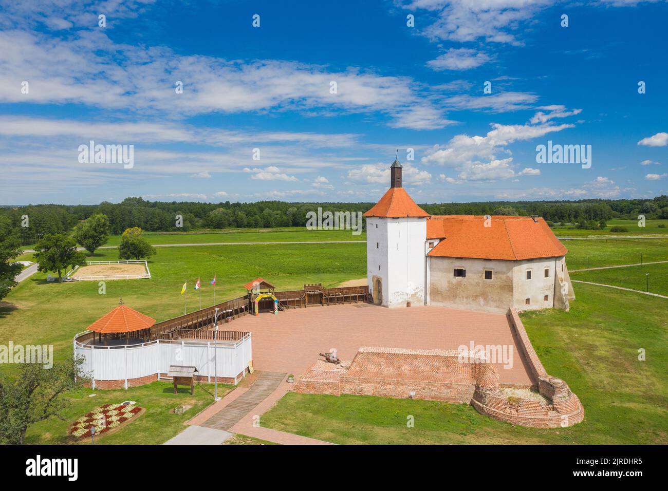 Old town castle in Djurdjevac in Podravina, Croatia Stock Photo - Alamy