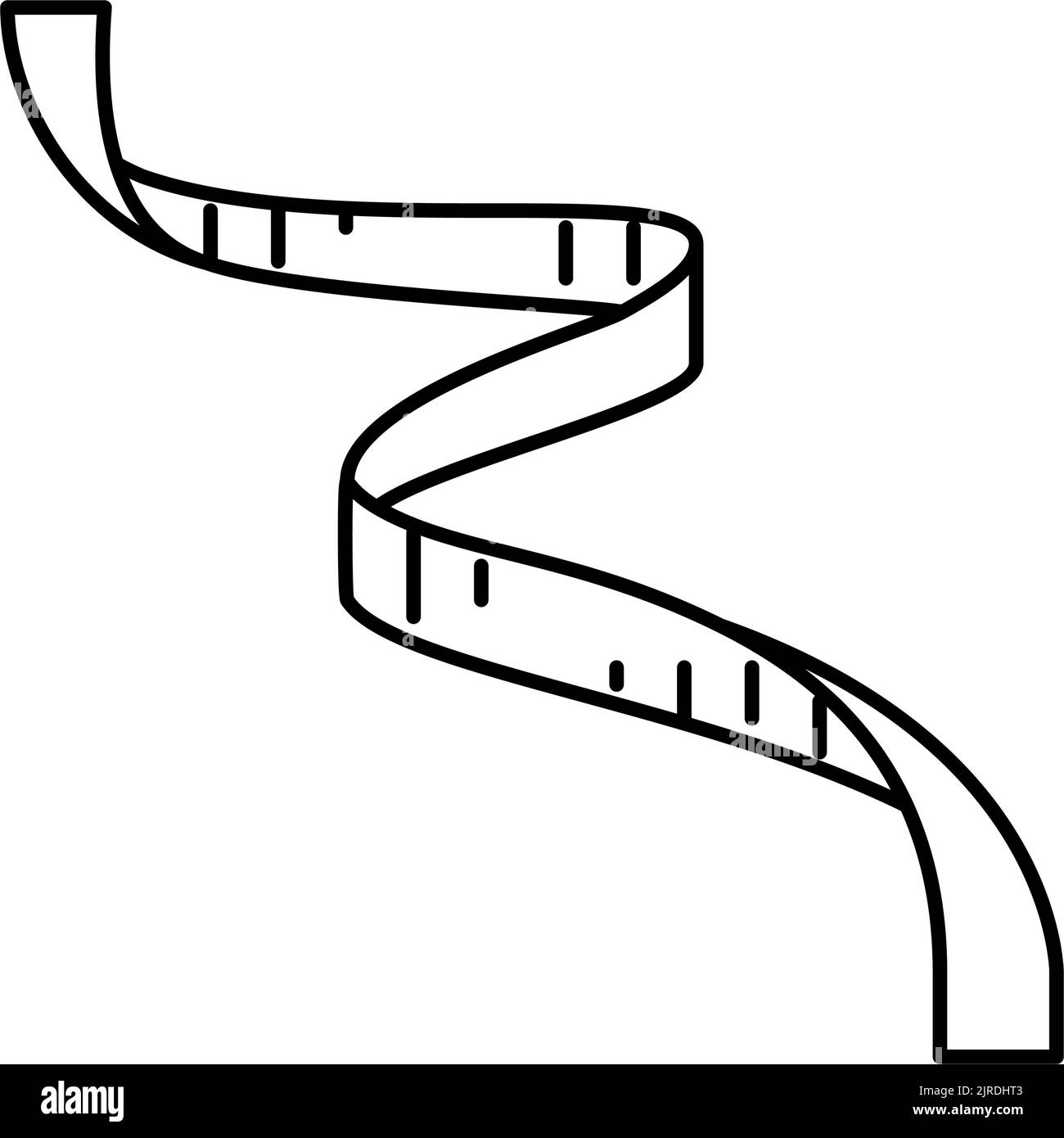 ribbon banner design line icon vector illustration Stock Vector Image ...