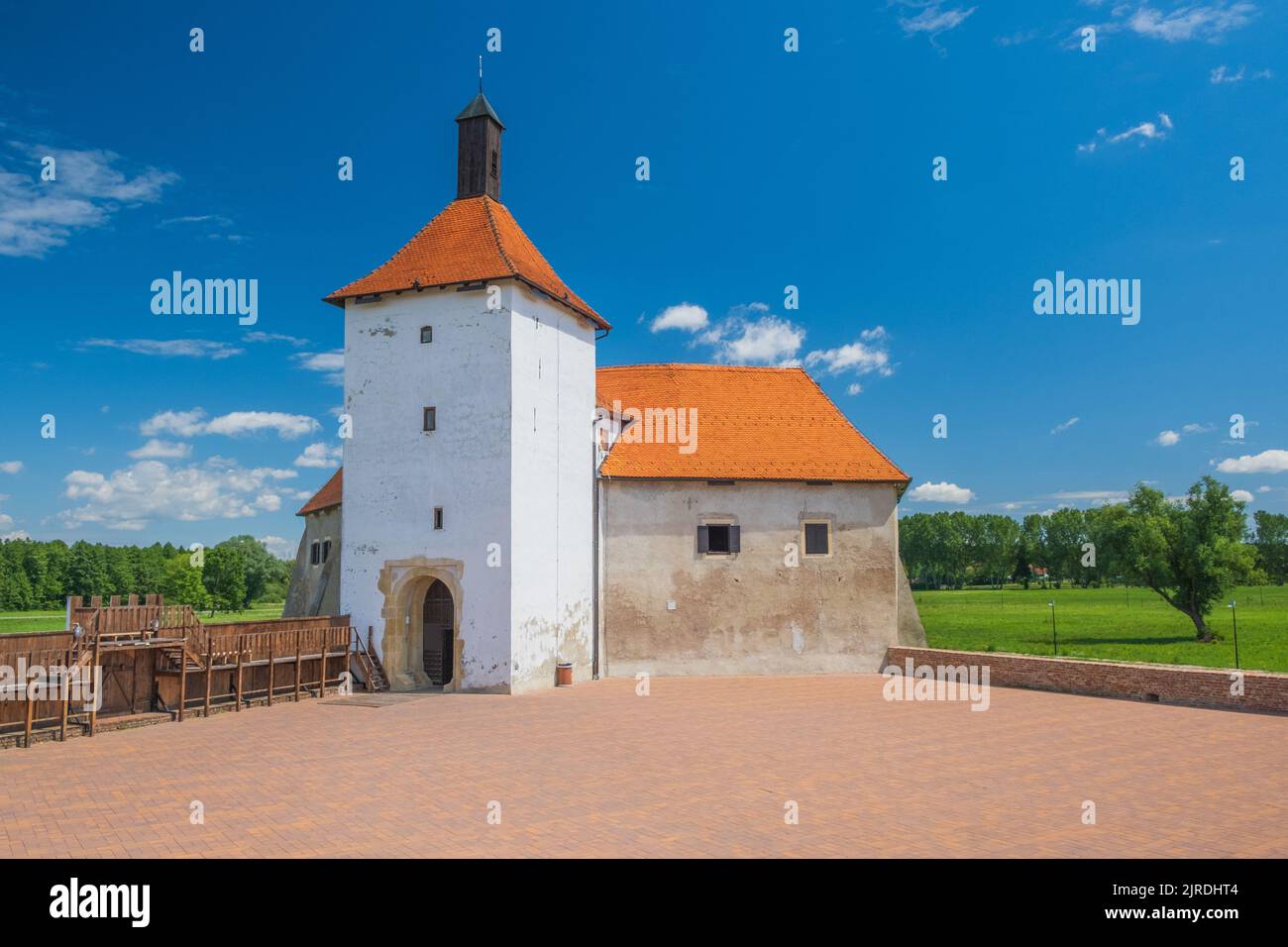 Old town castle in Djurdjevac in Podravina, Croatia Stock Photo - Alamy