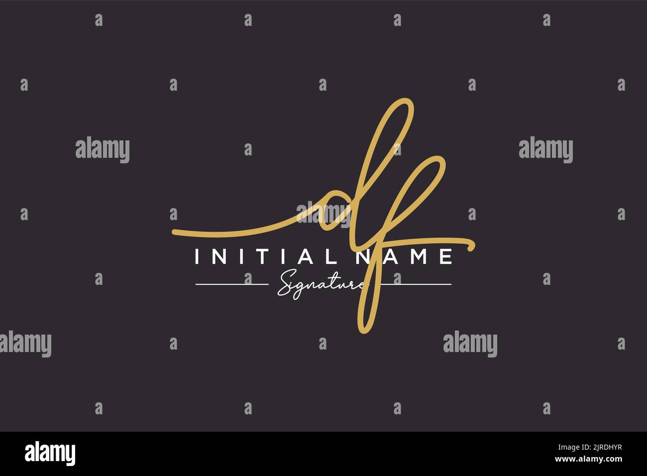 Df signature hi-res stock photography and images - Alamy