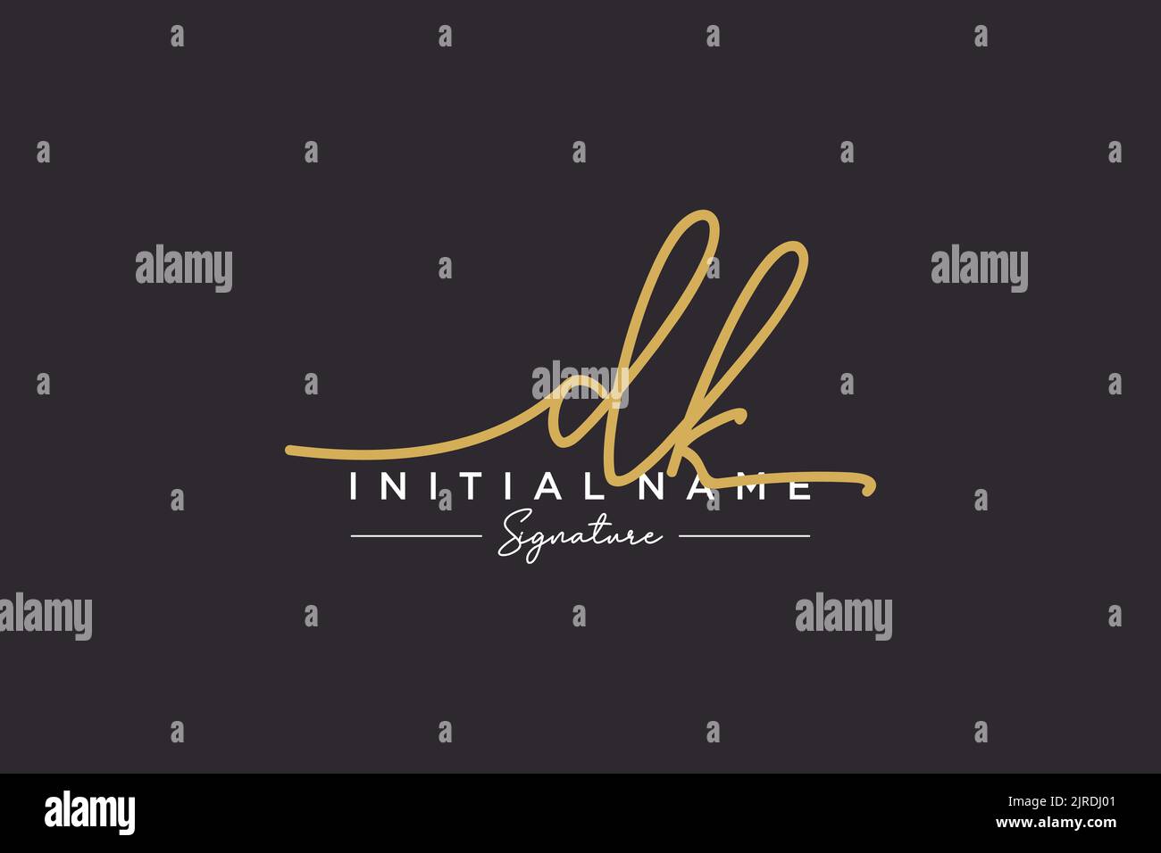 Dk signature hi-res stock photography and images - Alamy