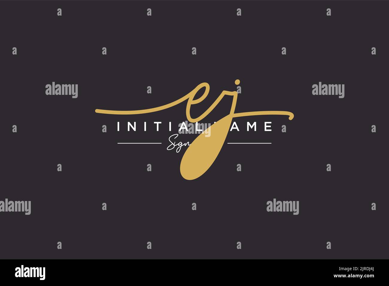 Ej logo vector vectors hi-res stock photography and images - Alamy