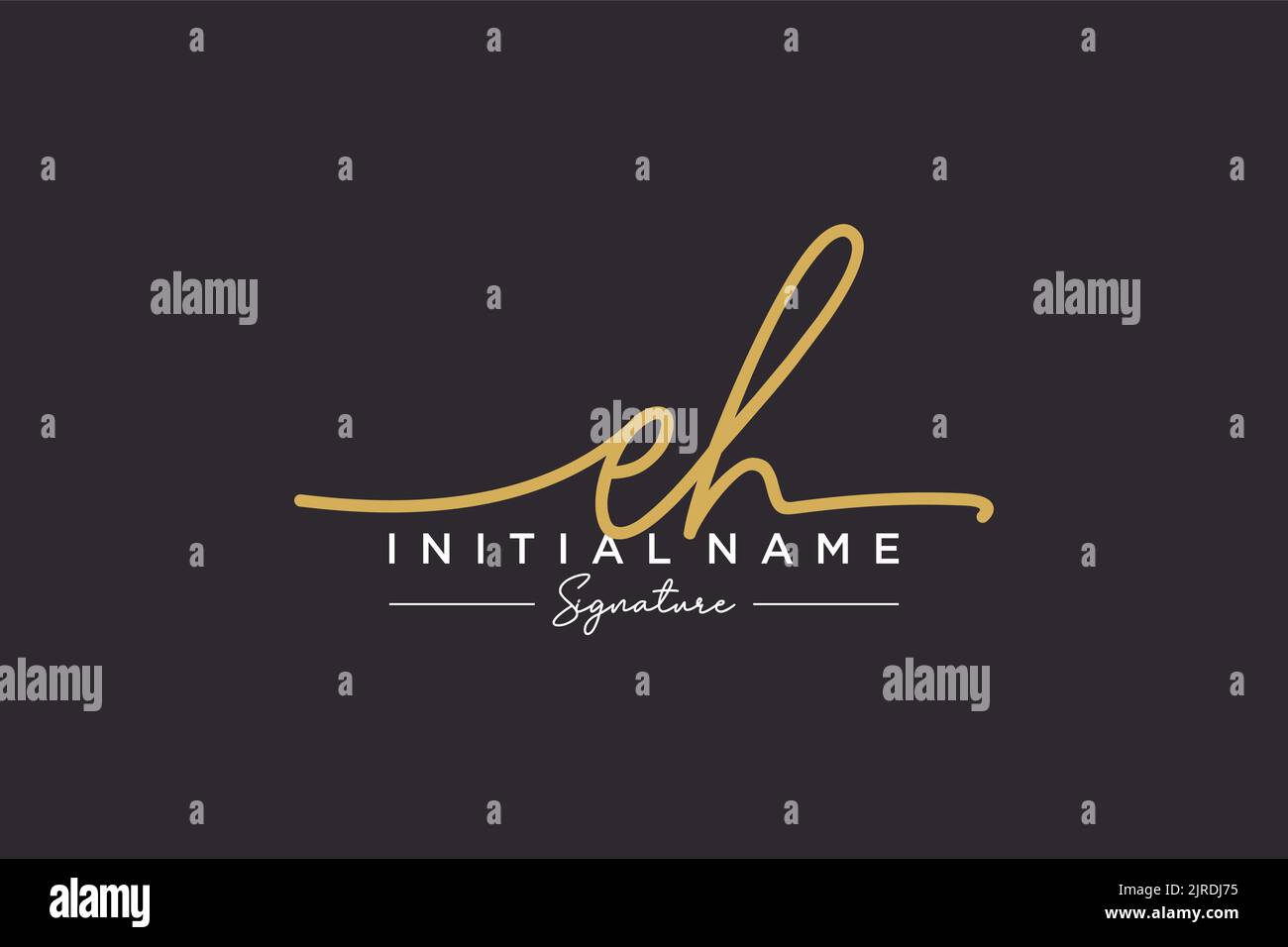 Eh signature hi-res stock photography and images - Alamy