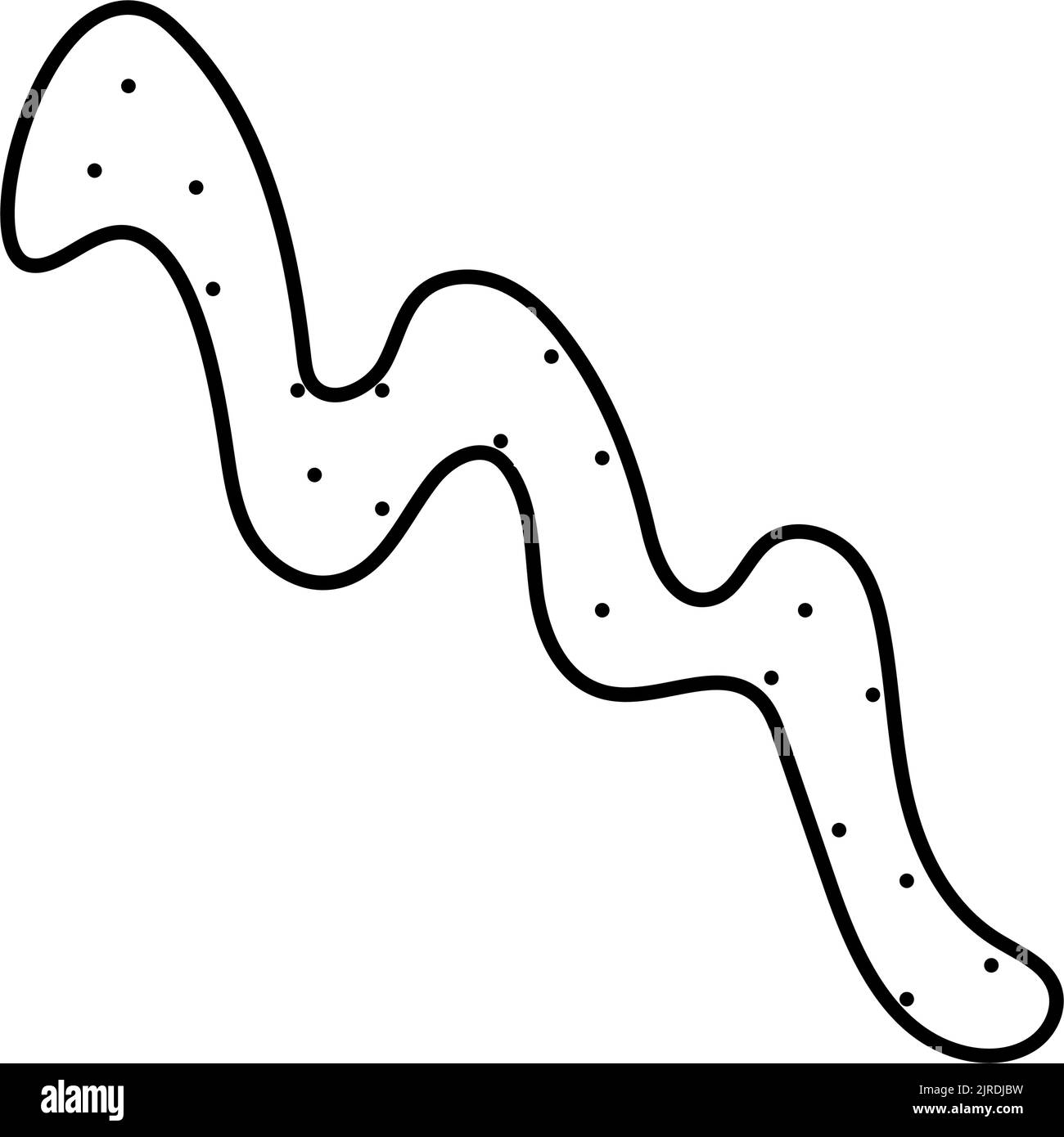 splash mustard sauce food line icon vector illustration Stock Vector ...