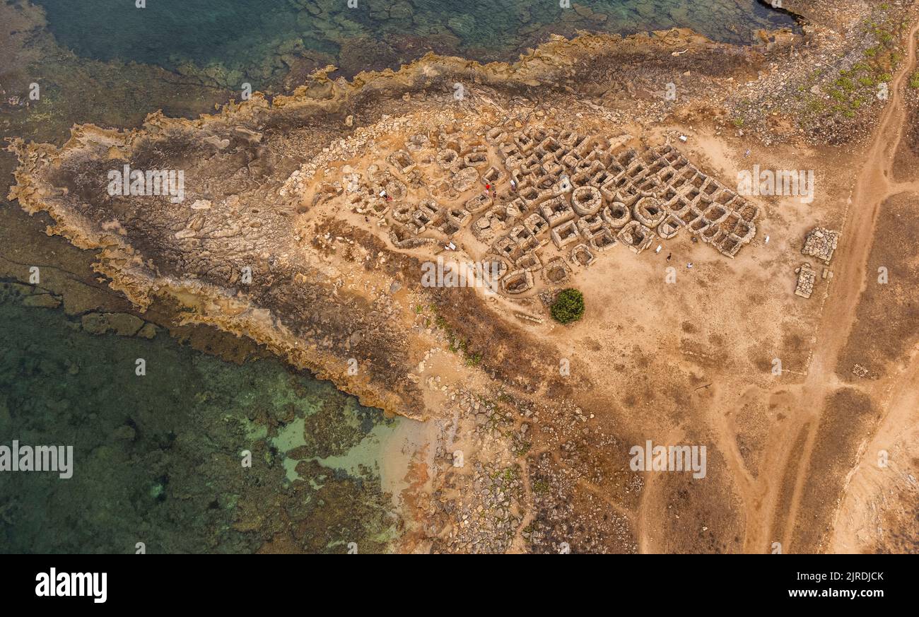 Son Real necropolis archaeological site, Talayotic necropolis from the ...