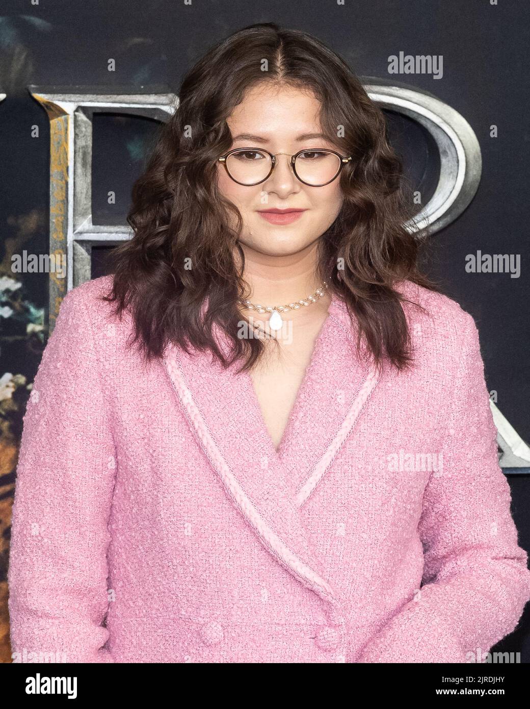 Megan Richards attends the New York special screening of “The Lord of ...