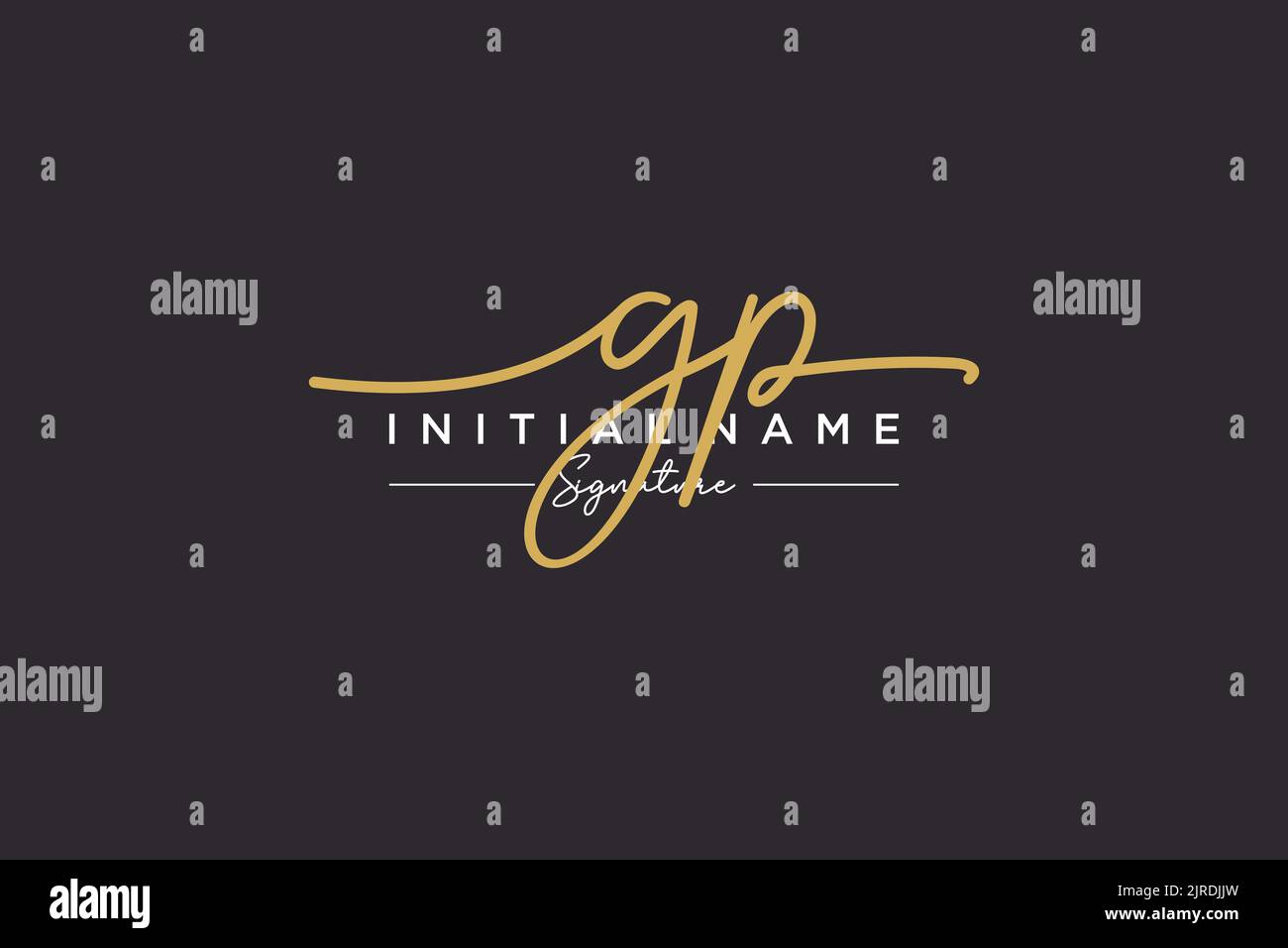 Gp signature Stock Vector Images - Alamy