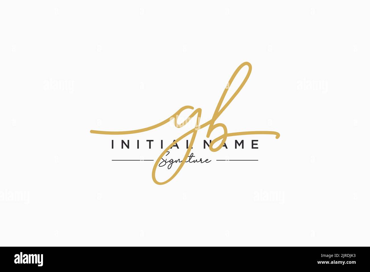 Gb signature Stock Vector Images - Alamy