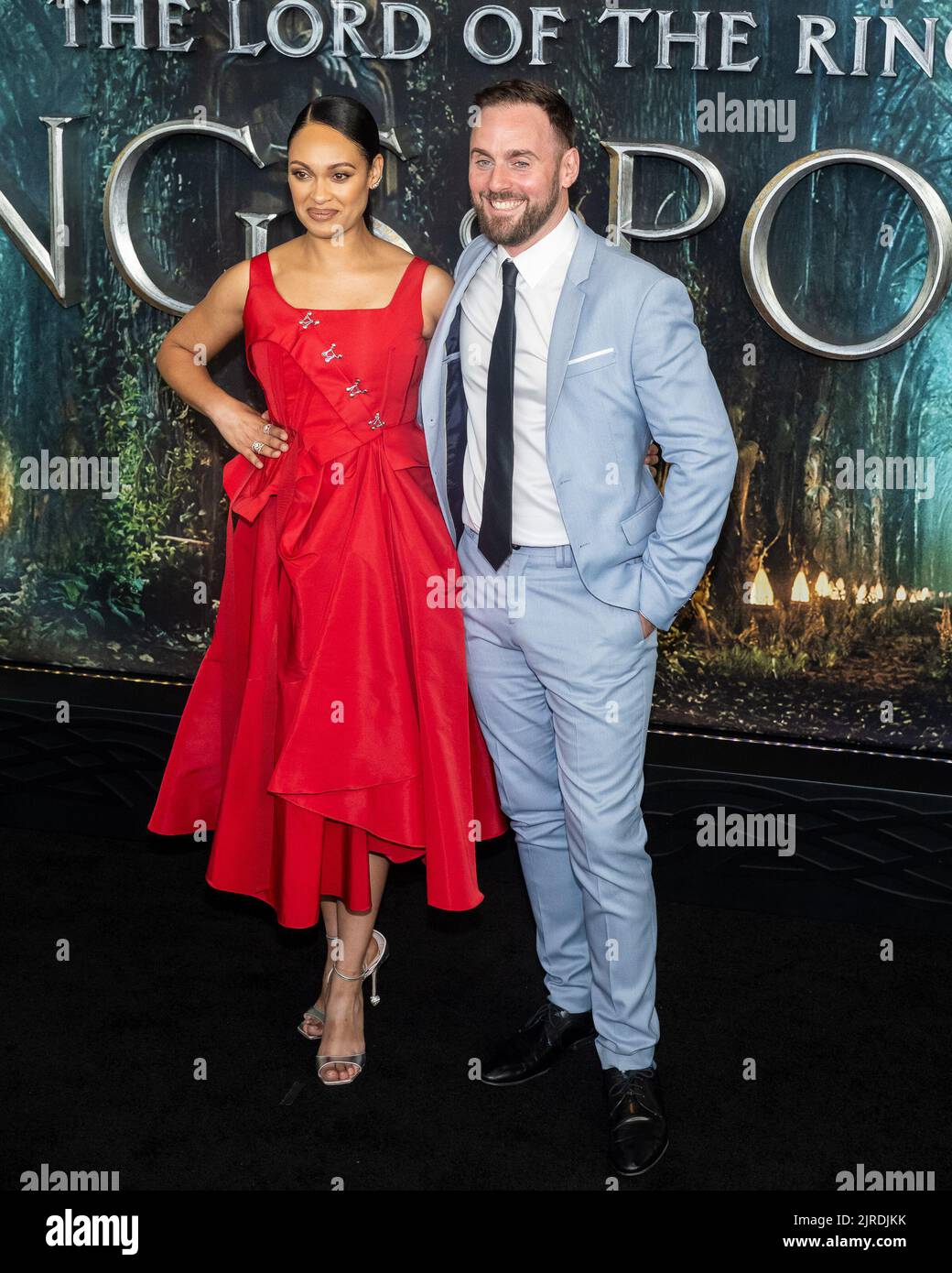 New York, USA. 23rd Aug, 2022. Cynthia Addai-Robinson and Thomas ...