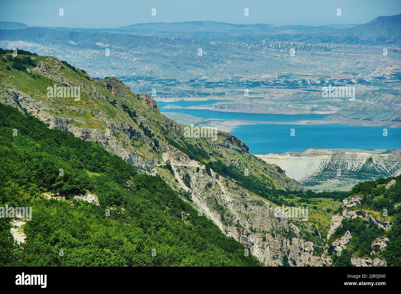 Sulak Canyon, steep-sided deepest canyon in Europe carved by the Sulak ...