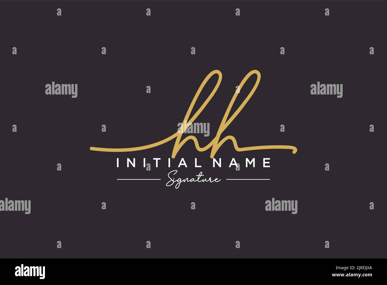 Hh monogram vector vectors hi-res stock photography and images - Alamy