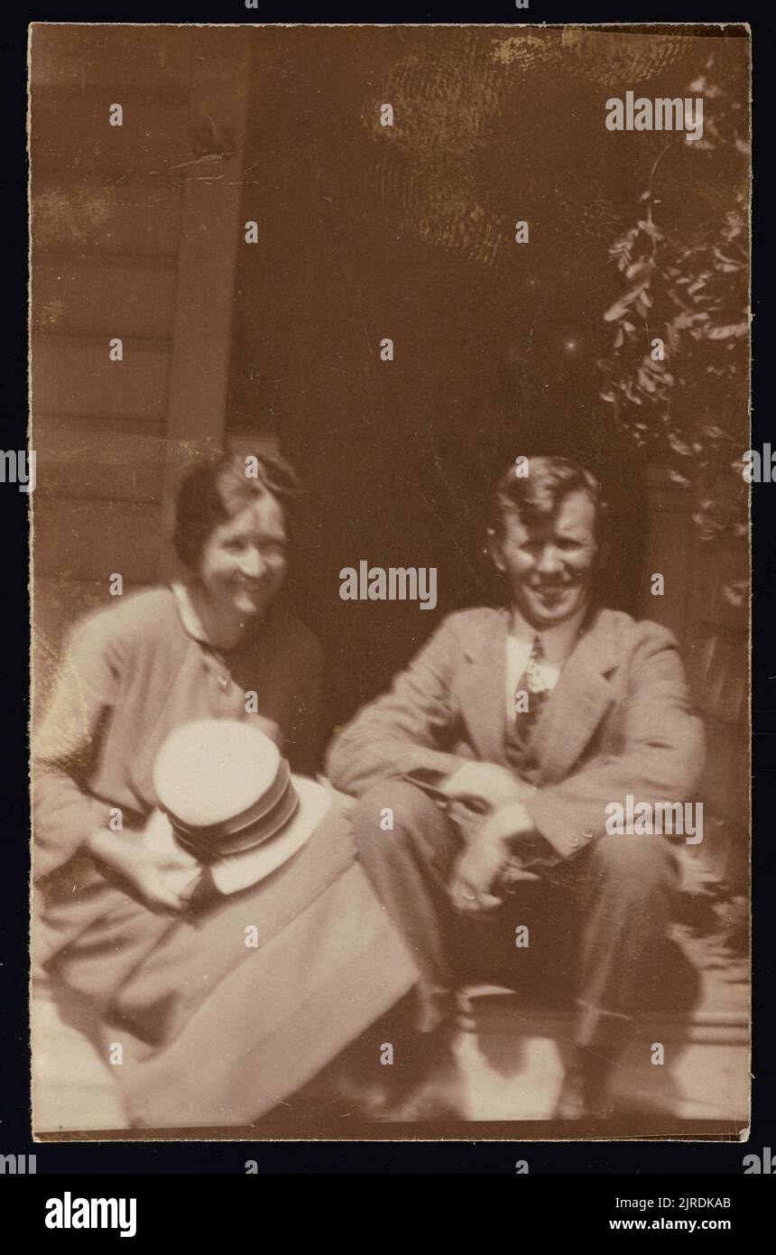 Eva and Will, 1910s-1920s, New Zealand, by William Saunderson Cooper ...