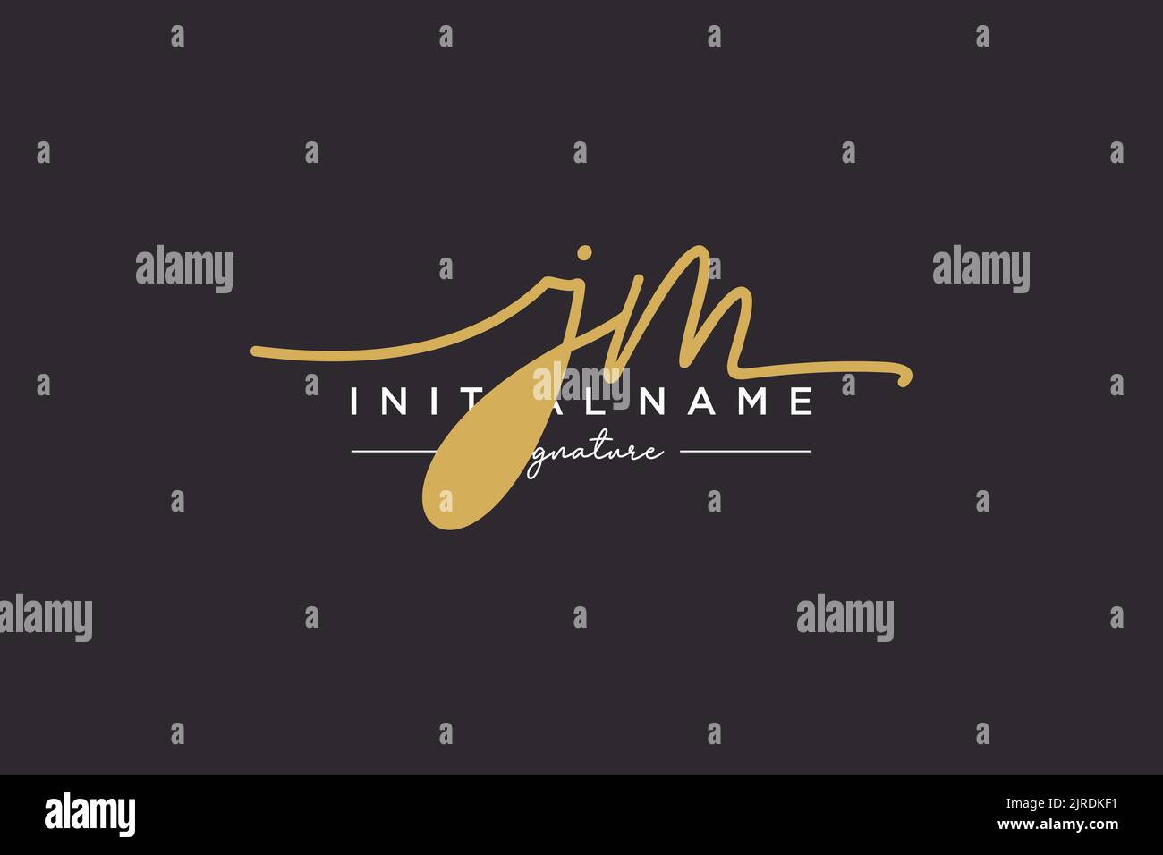 Jm signature hi-res stock photography and images - Alamy