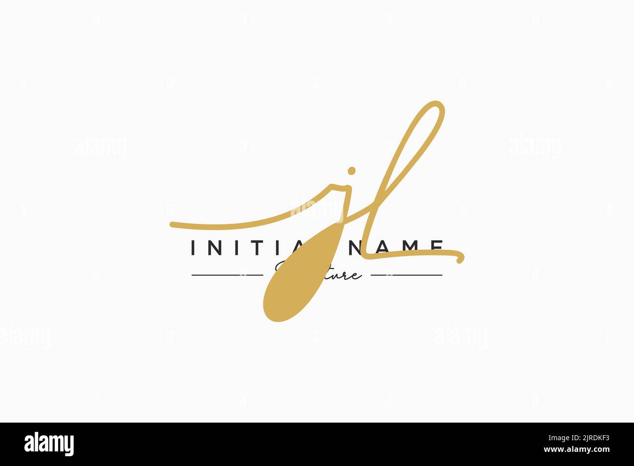 Jl signature Stock Vector Images - Alamy