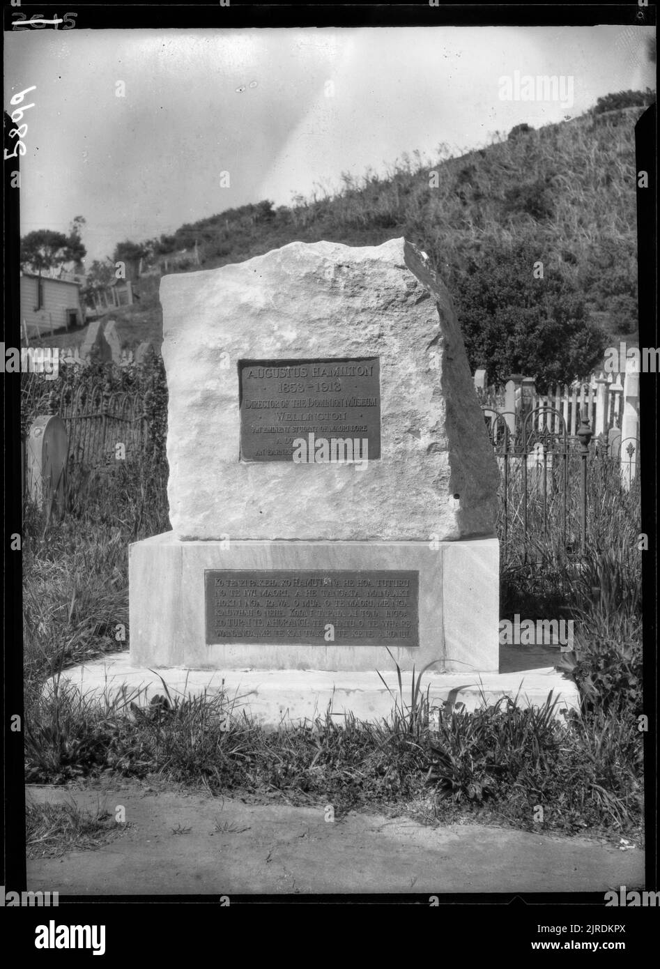 Grave of Augustus Hamilton, Circa 1920, by James McDonald Stock Photo - Alamy