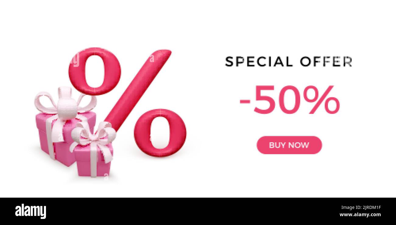 Illustration sale concept Cut Out Stock Images & Pictures - Alamy