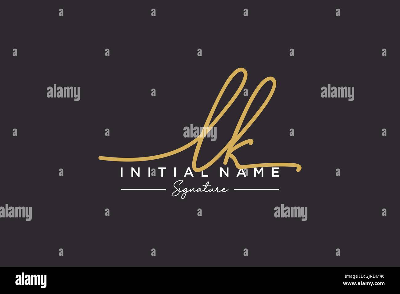 Lk signature hi-res stock photography and images - Alamy