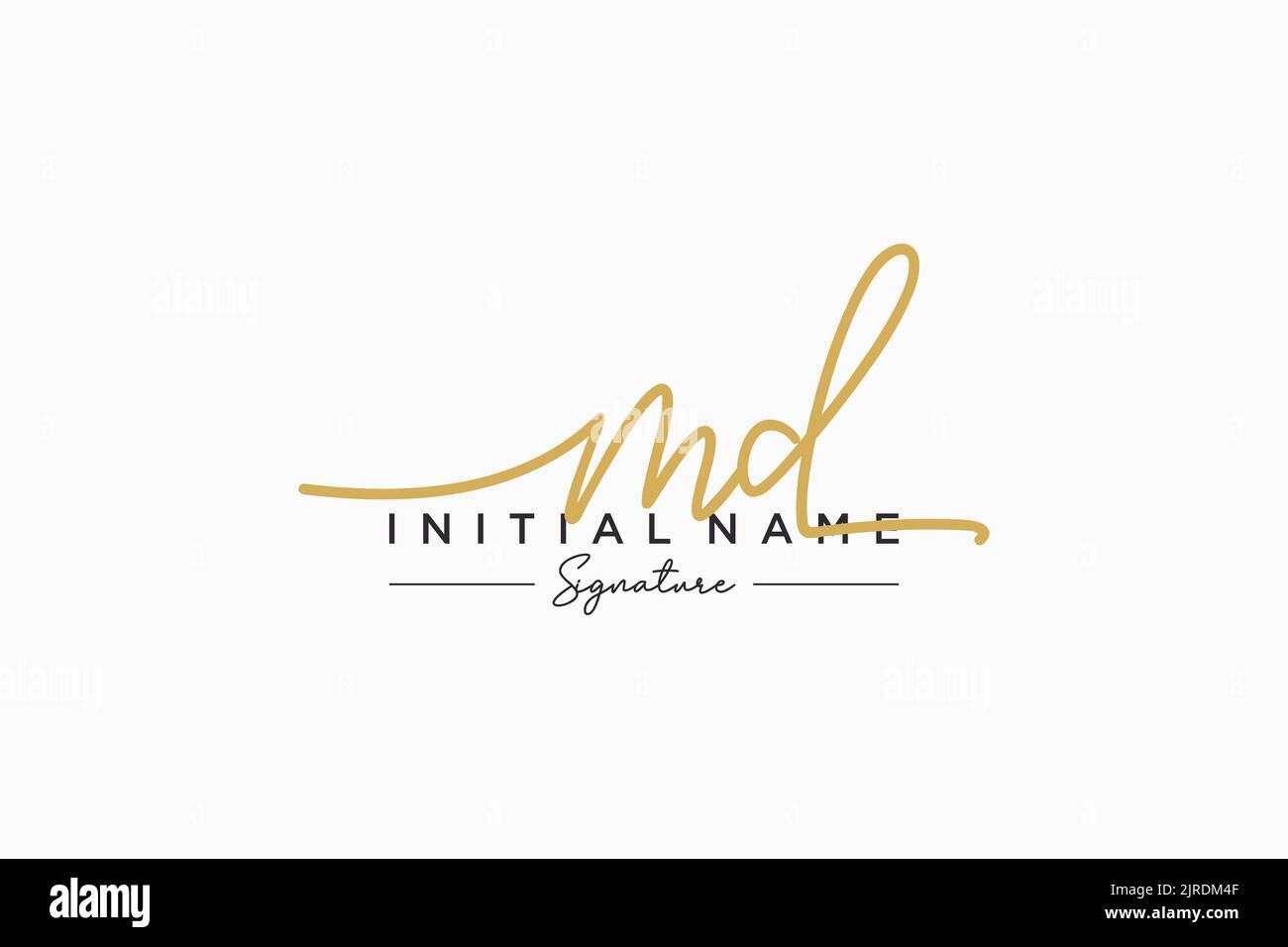 Md signature hi-res stock photography and images - Alamy