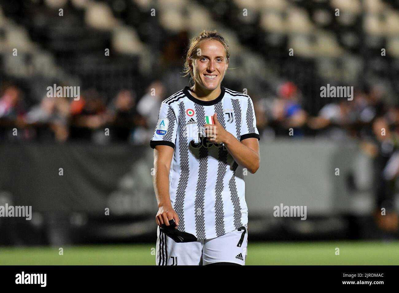 Valentina Cernoia of Juventus Women reacts during the UEFA Women's ...