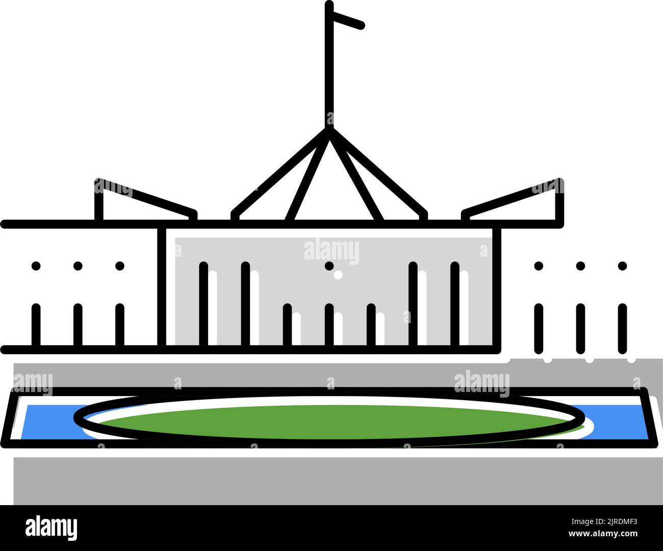 canberra city color icon vector illustration Stock Vector Image & Art ...