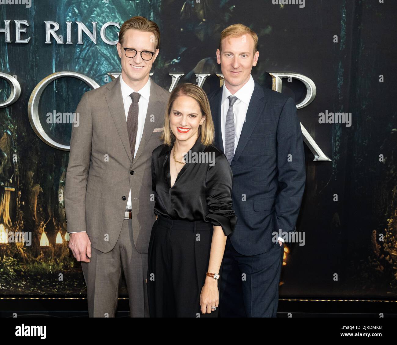 New York, USA. 23rd Aug, 2022. (L-R) J. D. Payne, Lindsey Weber, and ...
