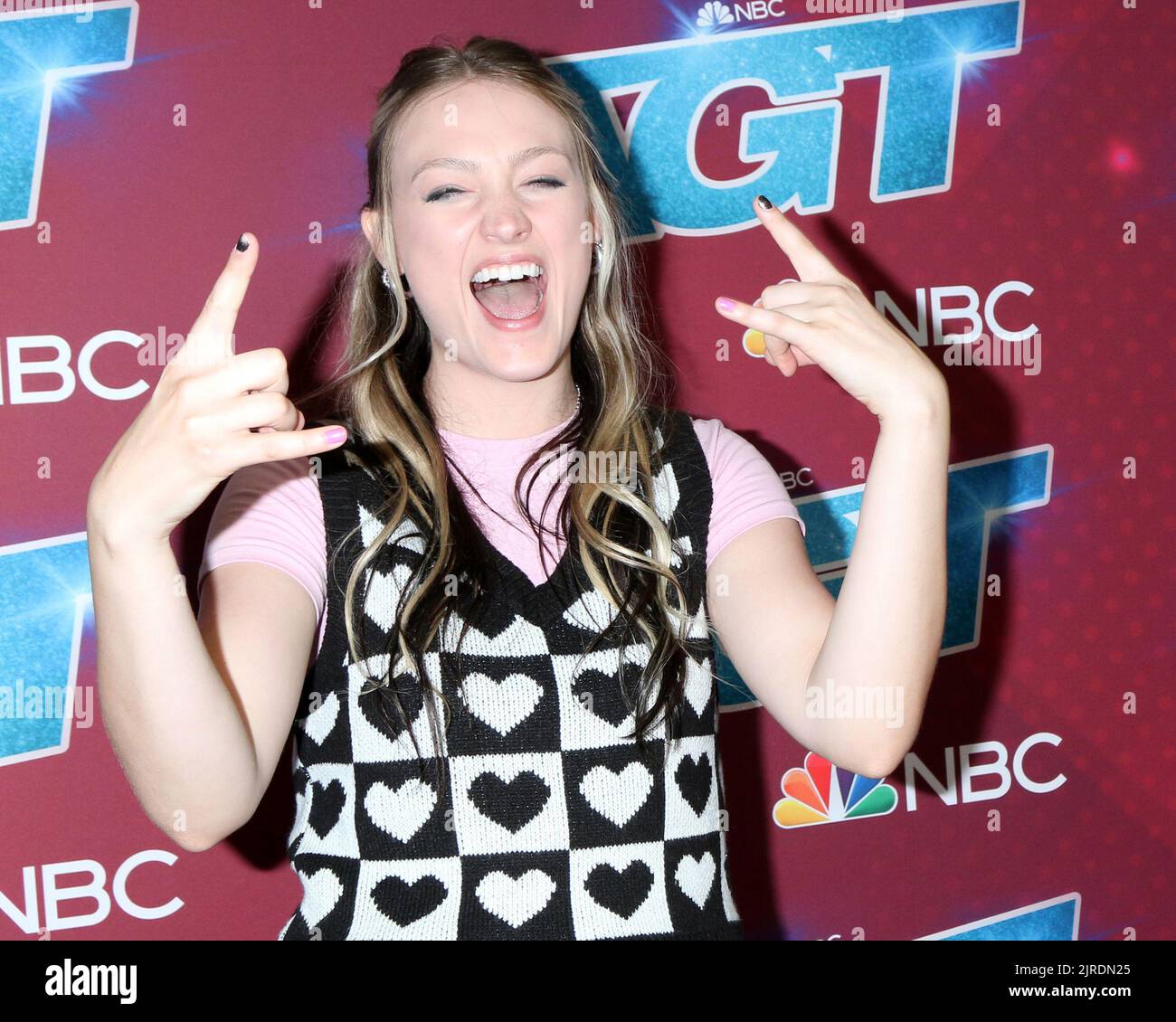 LOS ANGELES - AUG 23: Mia Morris at the America's Got Talent Season 17 ...